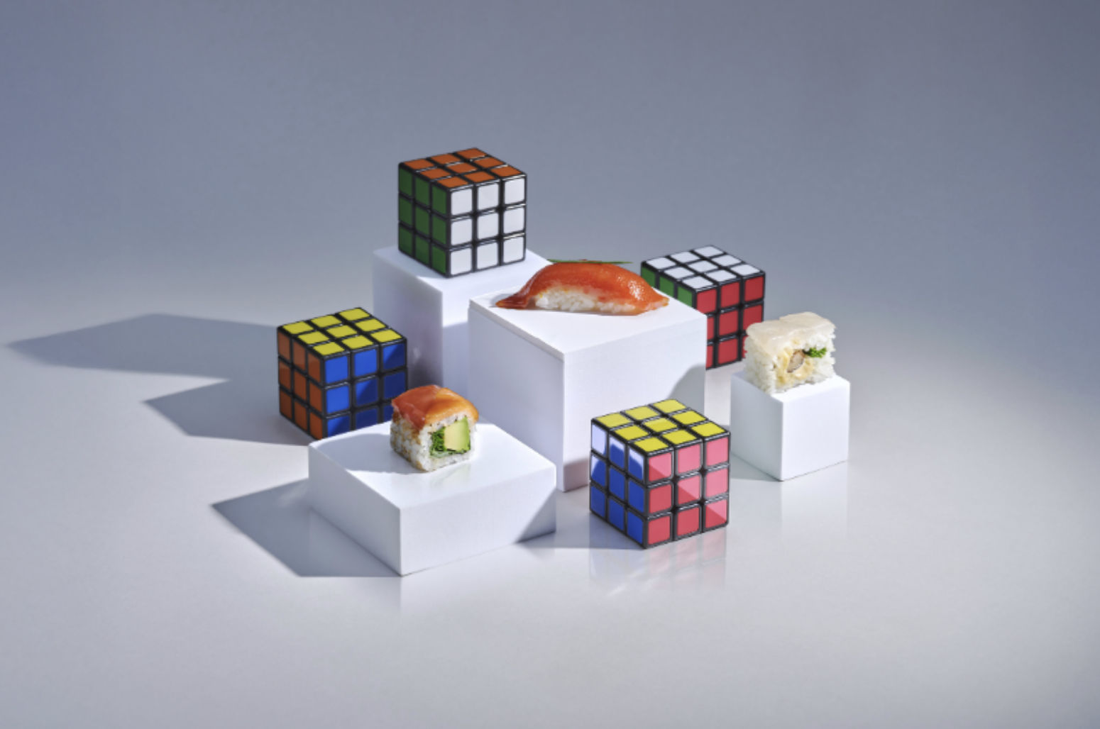 Sushi Shop dévoile une collection exclusive à l’effigie des Rubik’s ...